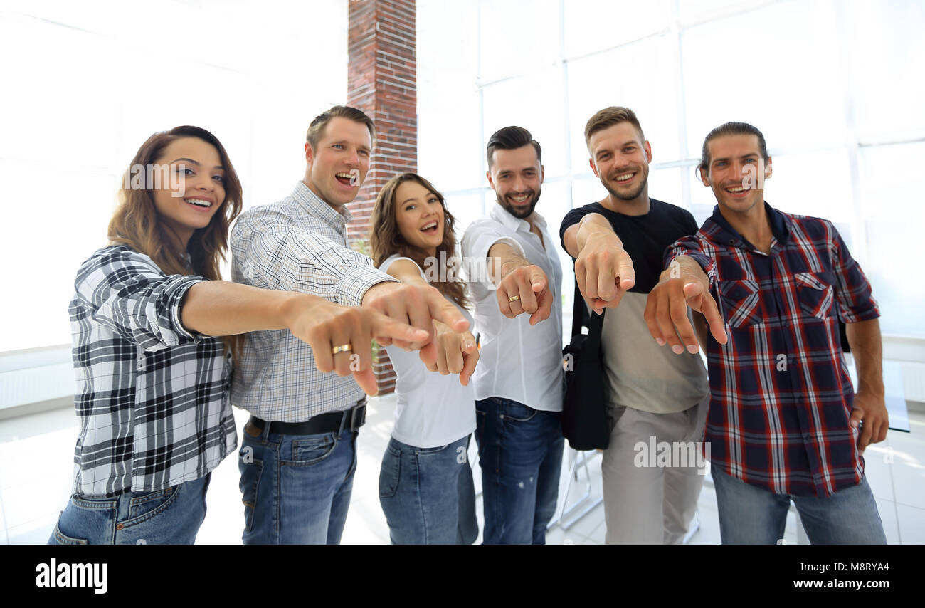 Group of people arms forward hi-res stock photography and images - Alamy