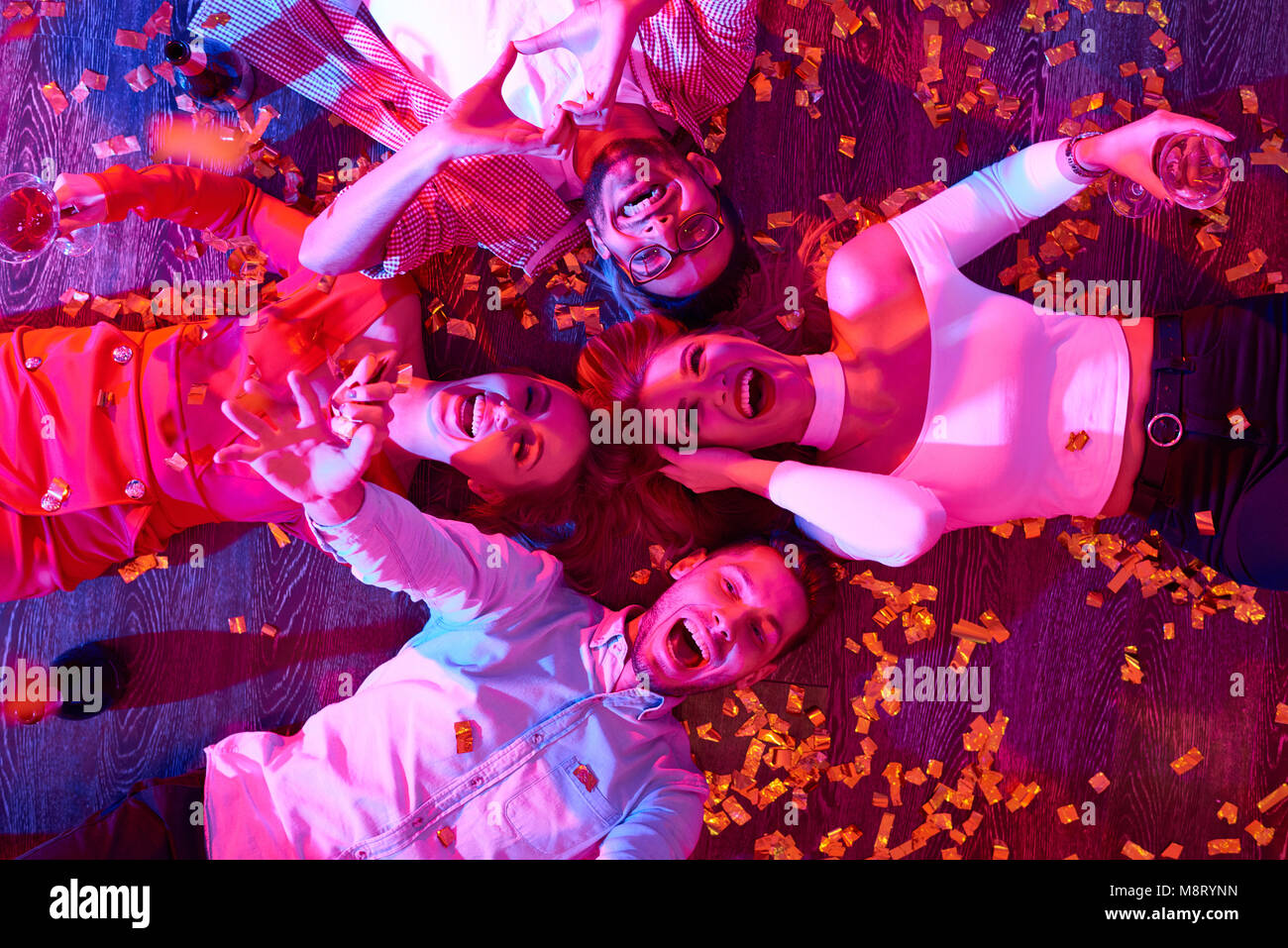 Student party floor hi-res stock photography and images - Alamy