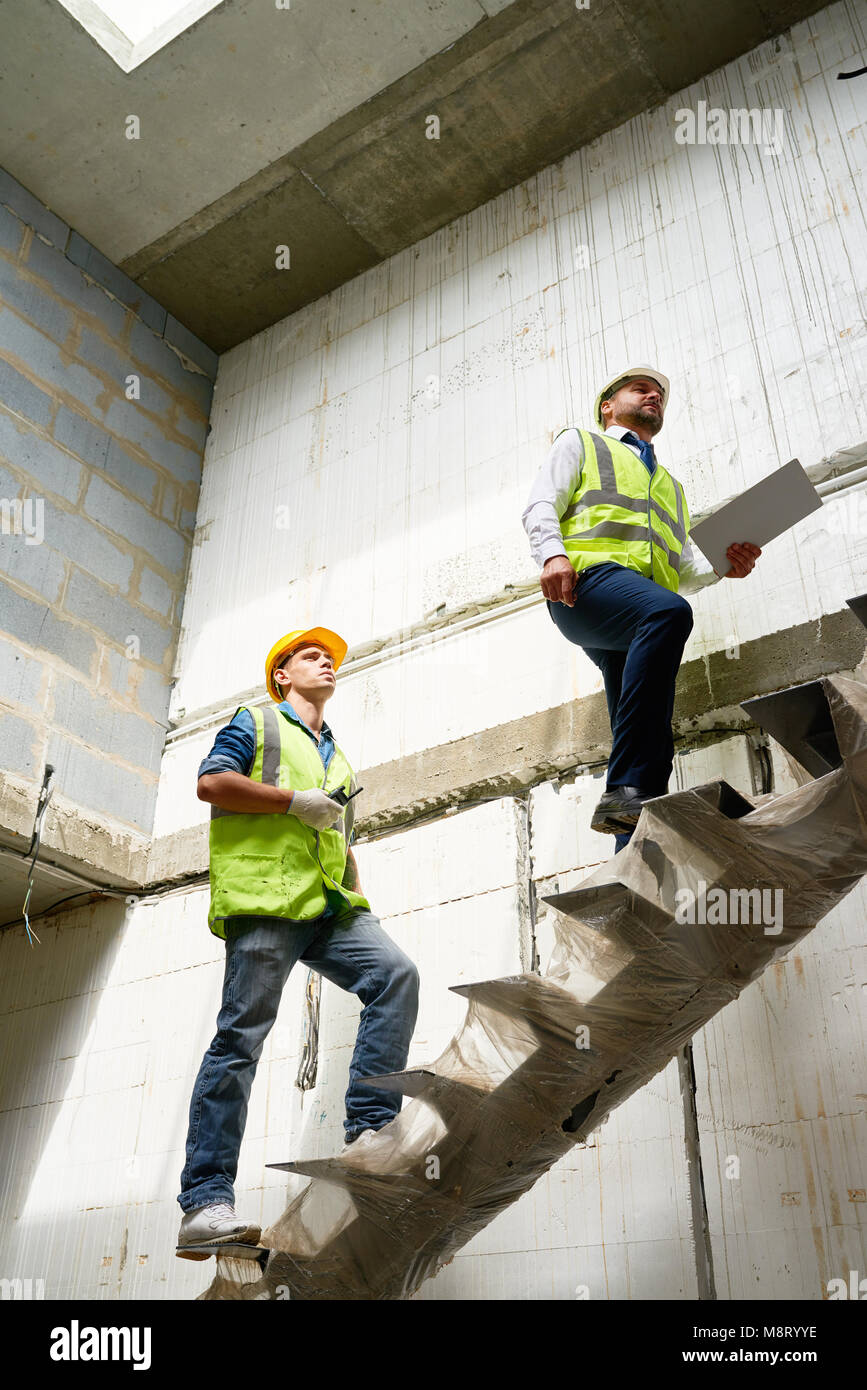 Builder construction site building inspector hi-res stock photography ...