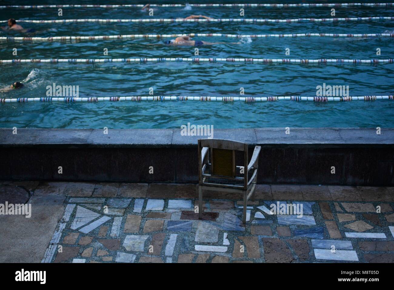 old swimming pool Stock Photo - Alamy