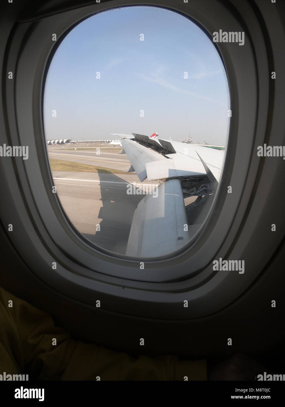 Aiplane windows view wing aircraft, airline, airplane, aviation skyline ...