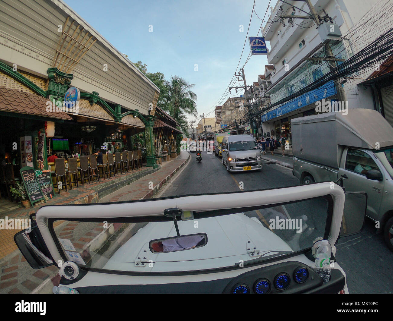 Car road asia road, Thailand Thai transport, view, traffic, street ...
