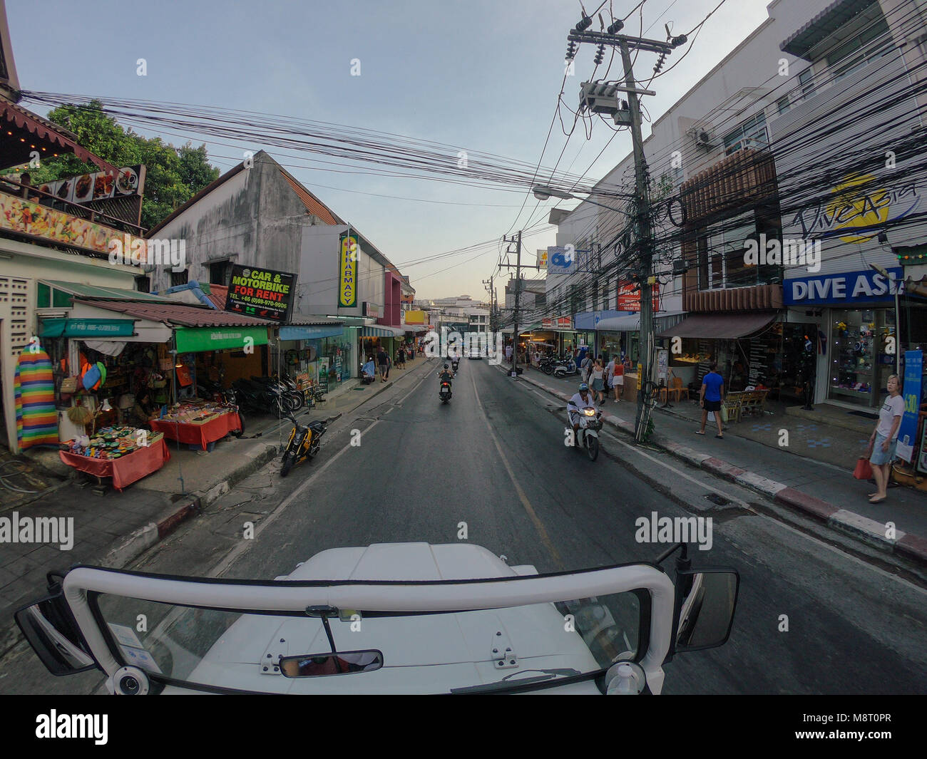 Car road asia road, Thailand Thai transport, view, traffic, street ...