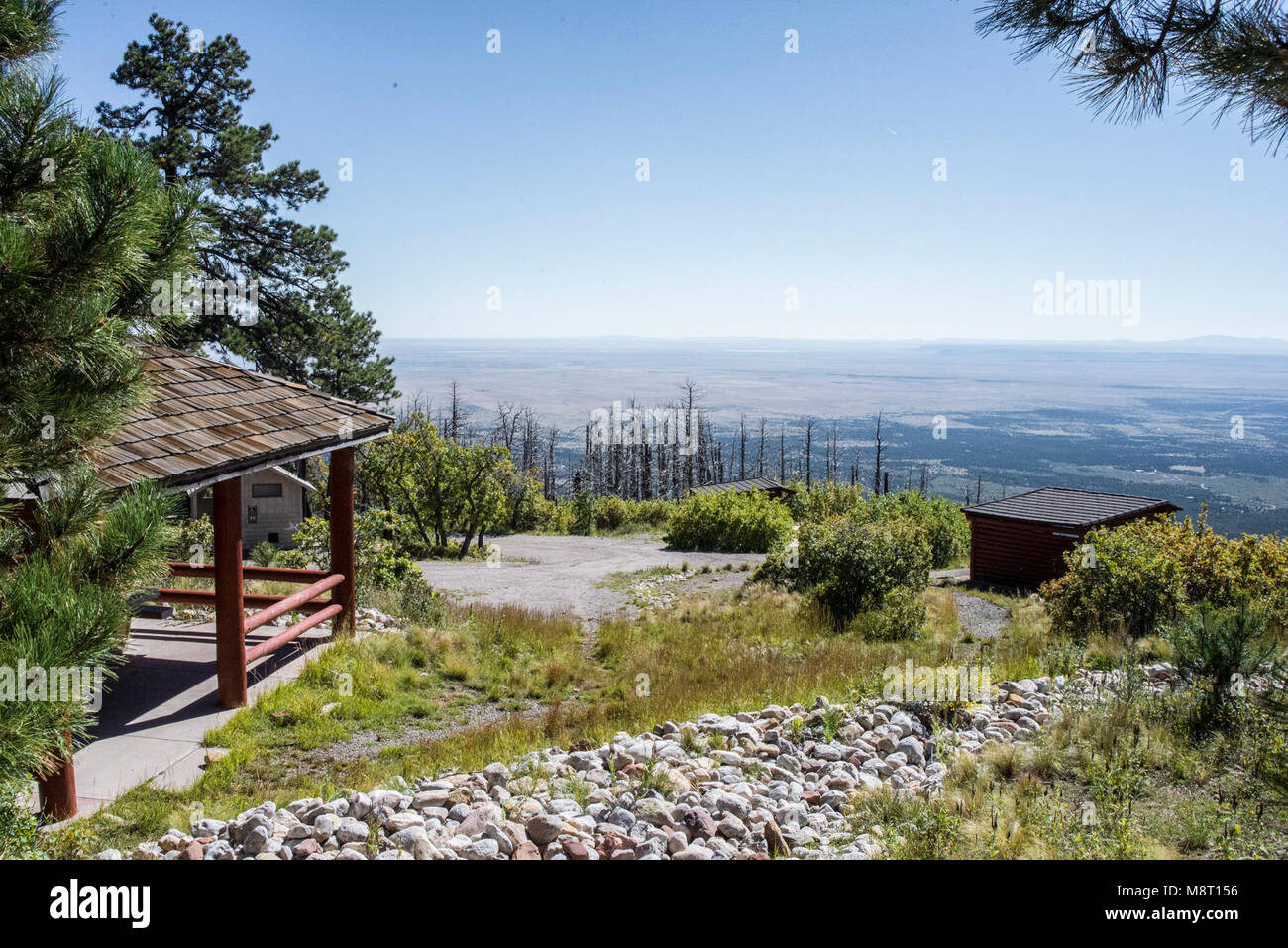 Cibola Mountain air Gavilan Trail Hawk Watch Stock Photo - Alamy