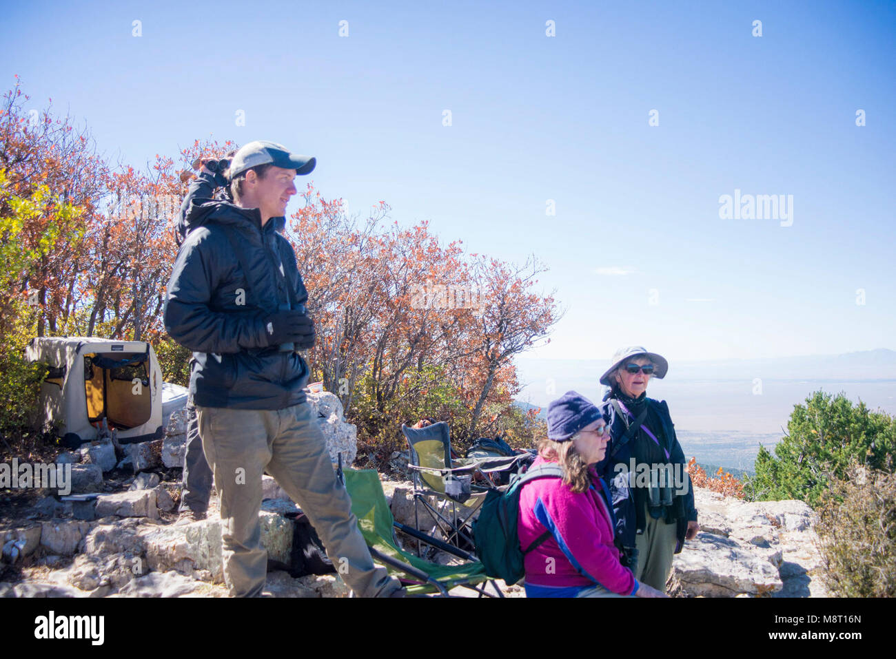 Cibola Mountain air Gavilan Trail Hawk Watch Stock Photo - Alamy