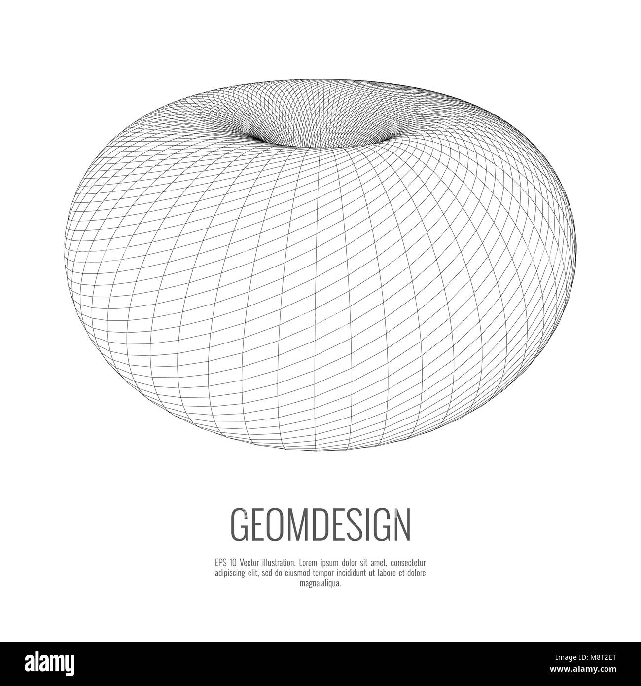 3d vector object Stock Vector Image & Art - Alamy