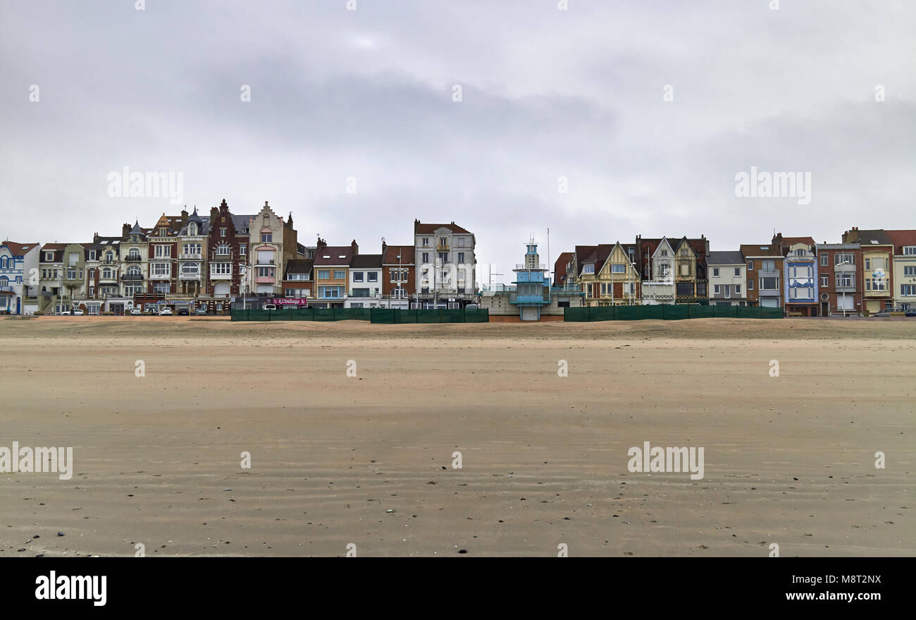 Some of the Houses, Restaurants and Shops now overlooking Dunkirk Beach ...