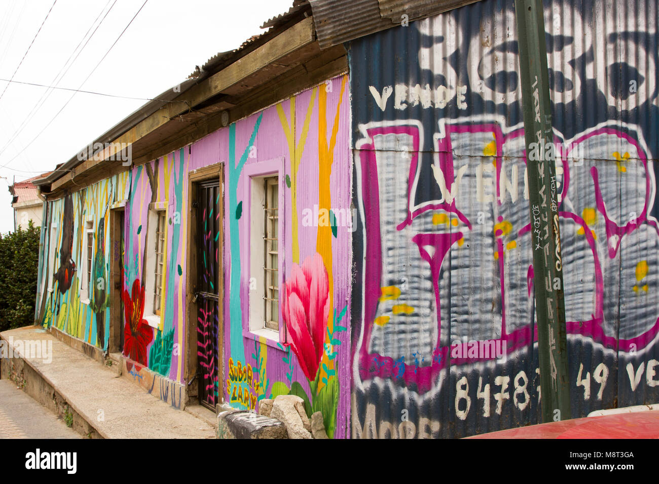 Valparaiso Chile South America Murals High Resolution Stock Photography ...