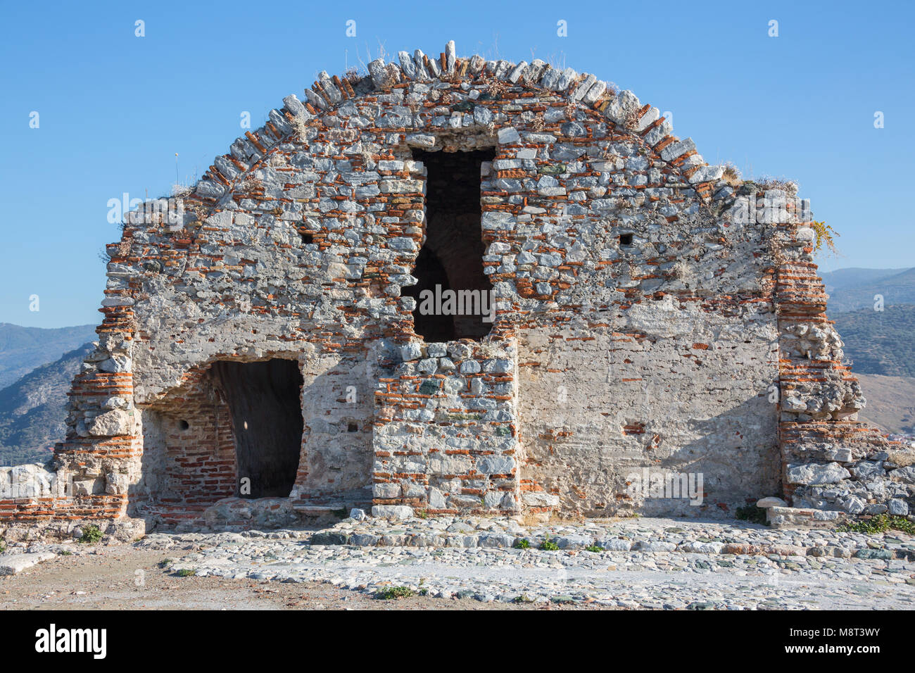 Ruins of ancient Greek, Antalya, Turkey Stock Photo - Alamy
