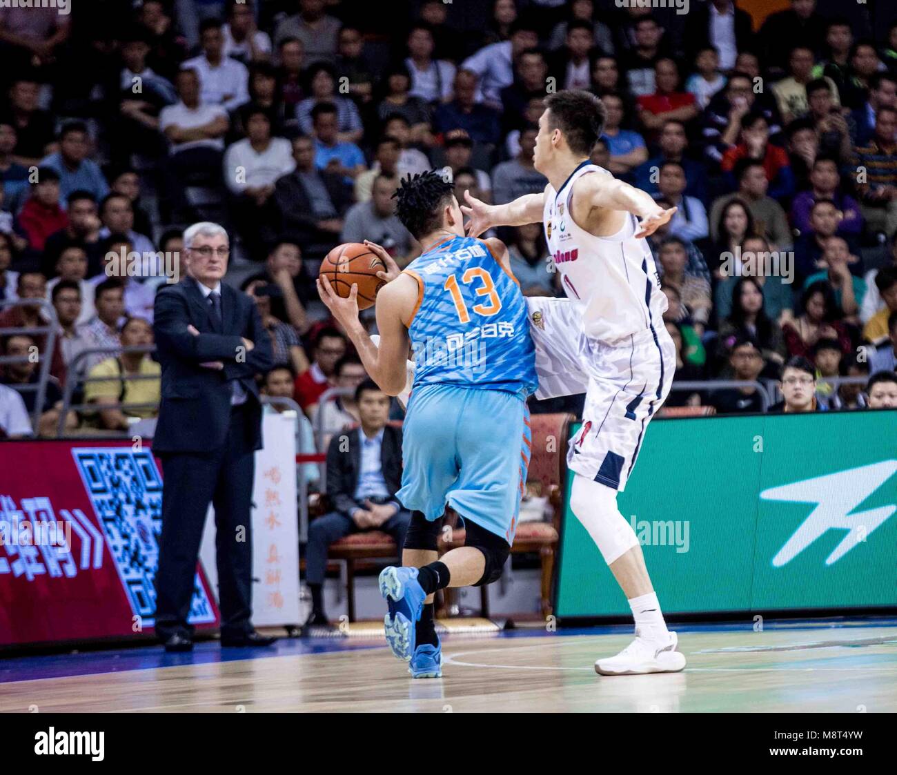 The Xinjiang Flying Tigers Basketball Team defeats Guangdong Tigers 95 ...