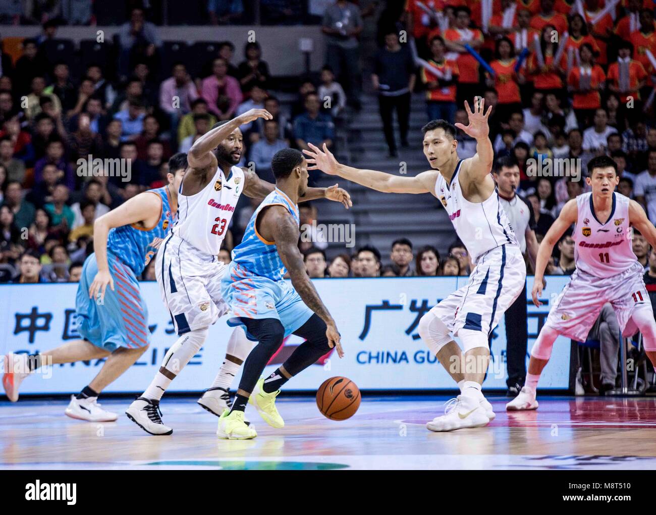 The Xinjiang Flying Tigers Basketball Team defeats Guangdong Tigers 95 ...