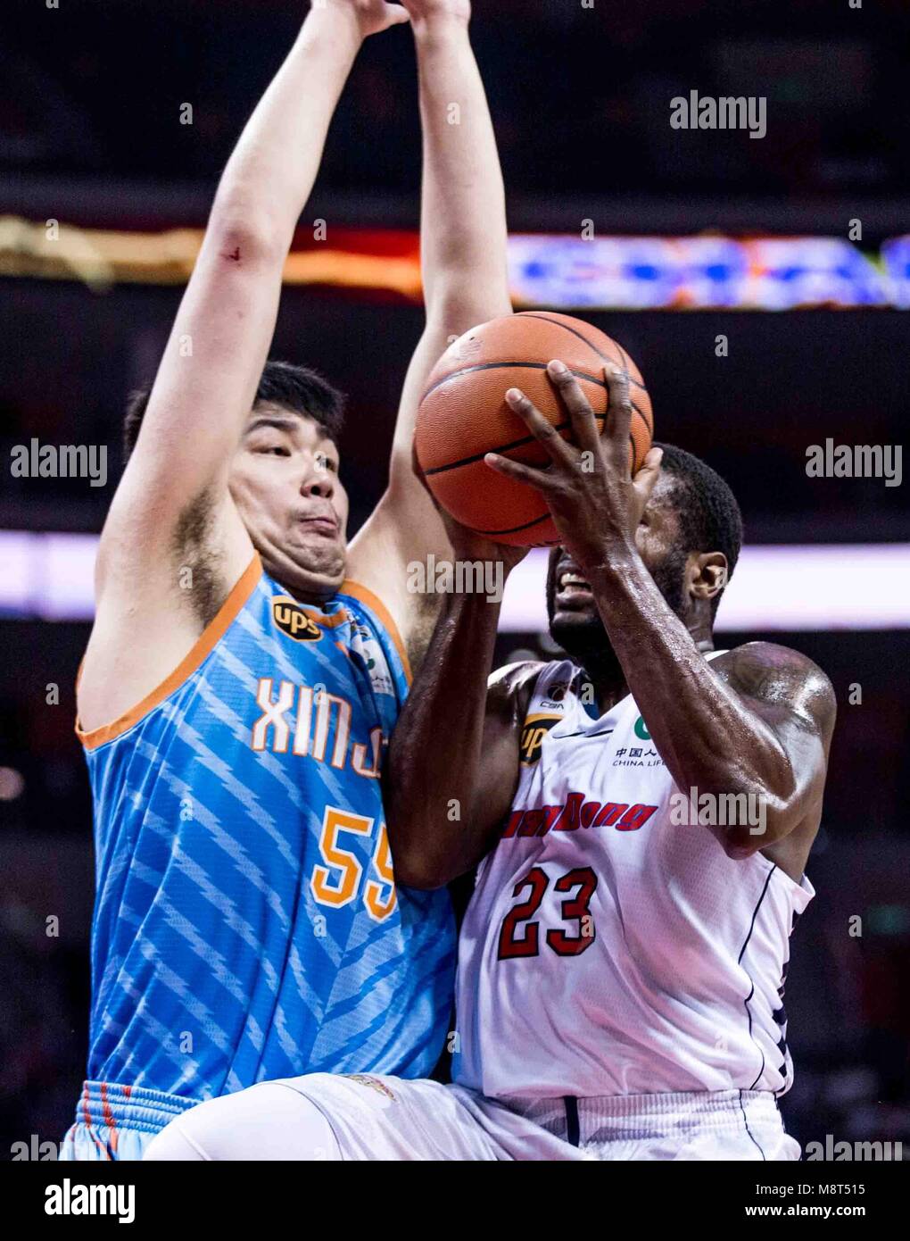 The Xinjiang Flying Tigers Basketball Team defeats Guangdong Tigers 95 ...