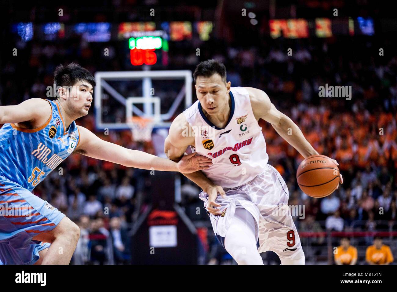 The Xinjiang Flying Tigers Basketball Team defeats Guangdong Tigers 95 ...
