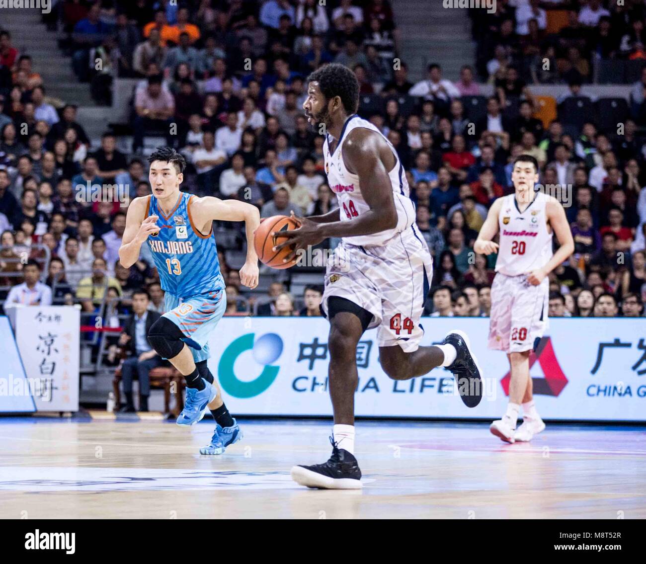 The Xinjiang Flying Tigers Basketball Team defeats Guangdong Tigers 95 ...