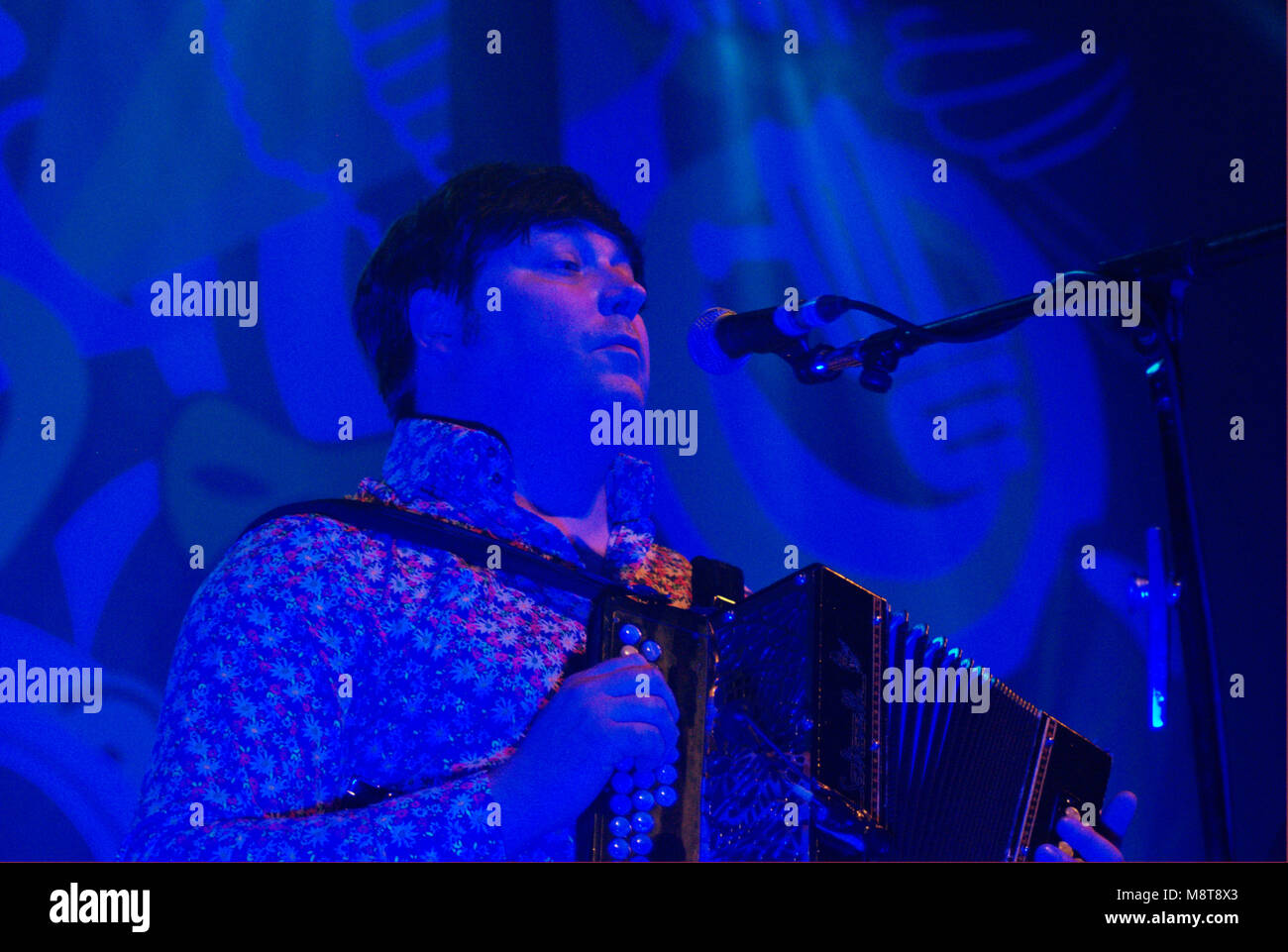 Bellowhead, the popular folk band on tour, performing at Bristol and ...