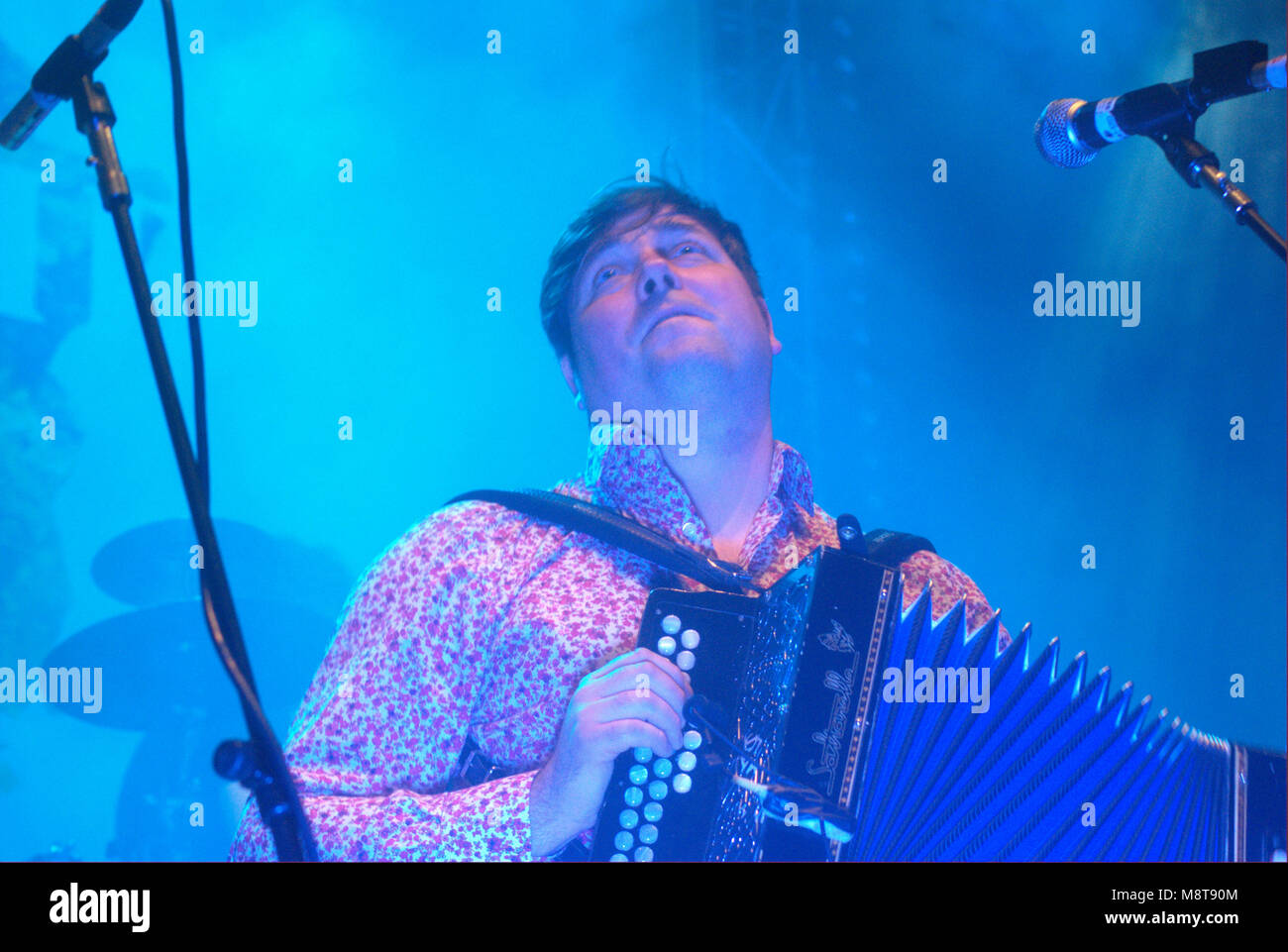 Bellowhead, the popular folk band on tour, performing at Bristol and ...