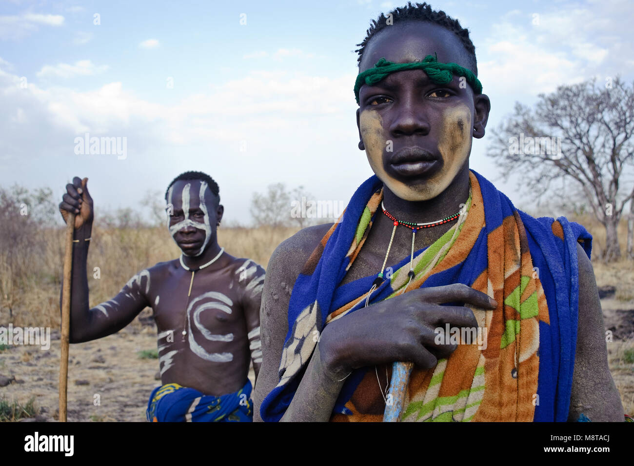 Mursi men hi-res stock photography and images - Alamy