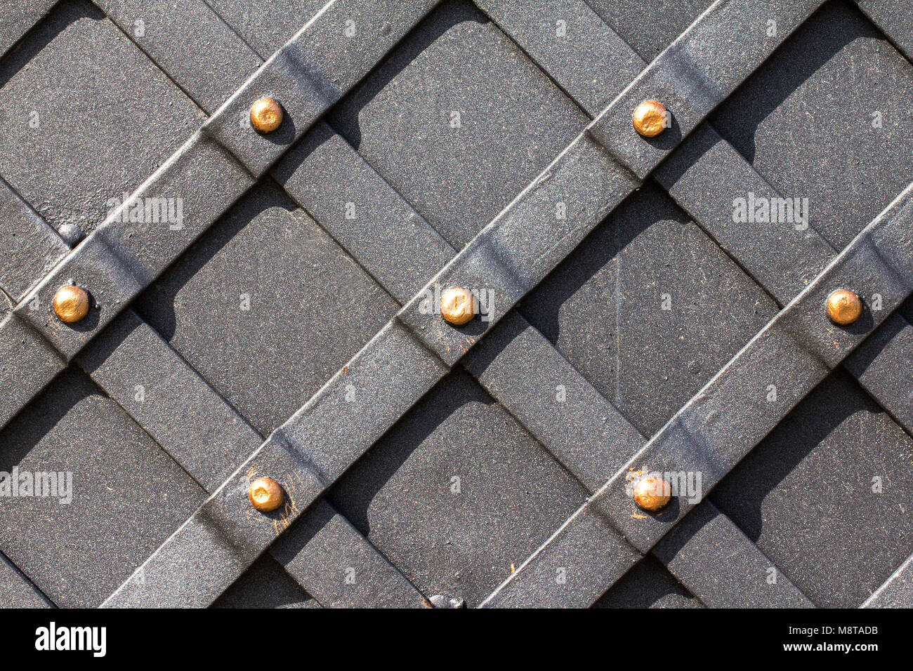 View individual wrought-iron gate elements Stock Photo - Alamy