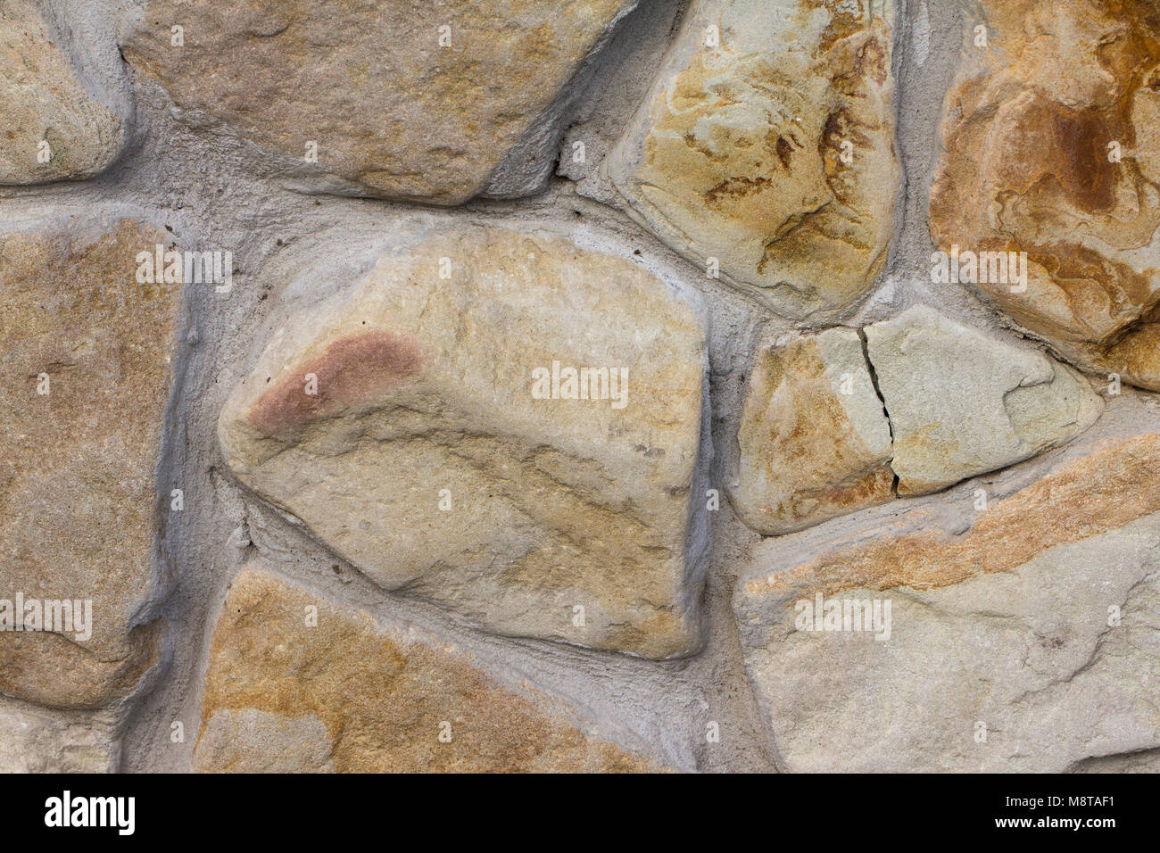 Horizontal stone wall of a nature rock - close up Stock Photo - Alamy