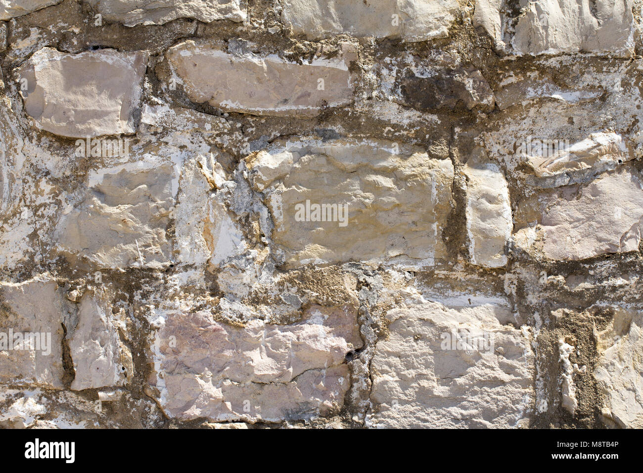 Horizontal stone wall of a nature rock - close up Stock Photo - Alamy