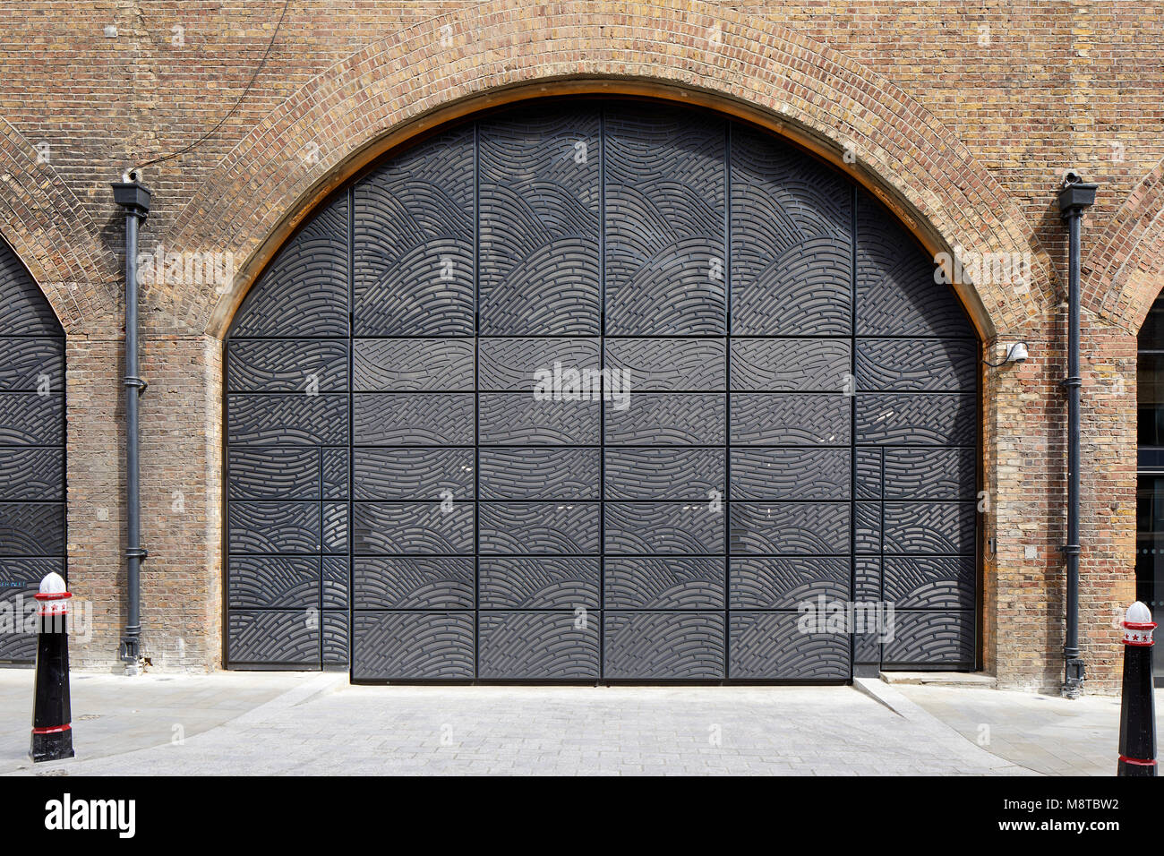 Exterior facade with metal cladding. The River Building, London, United ...