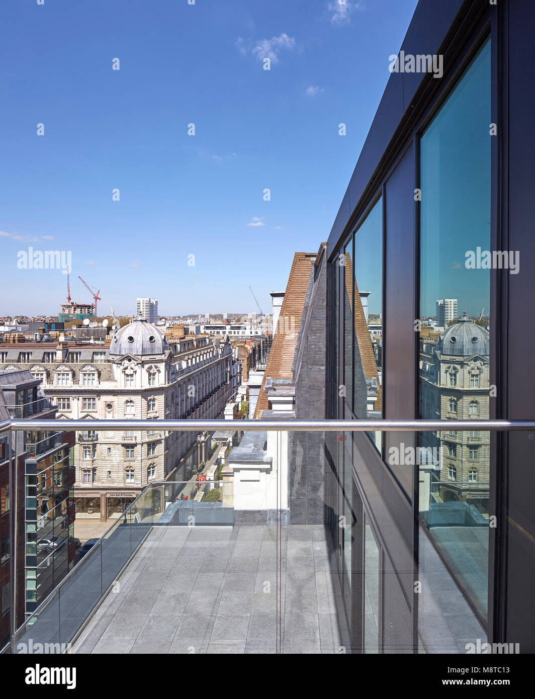 Rooftop terrace. One Welbeck Street, London, United Kingdom. Architect ...