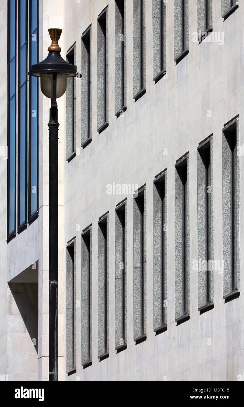 Exterior cladding detail. One Welbeck Street, London, United Kingdom ...