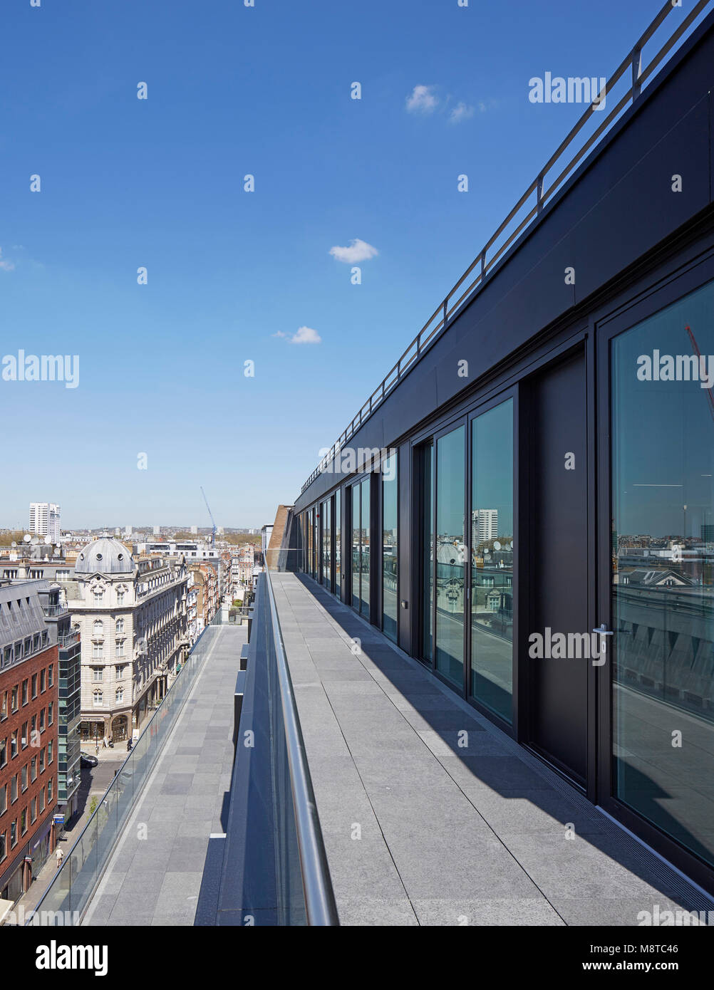 Rooftop terrace. One Welbeck Street, London, United Kingdom. Architect ...