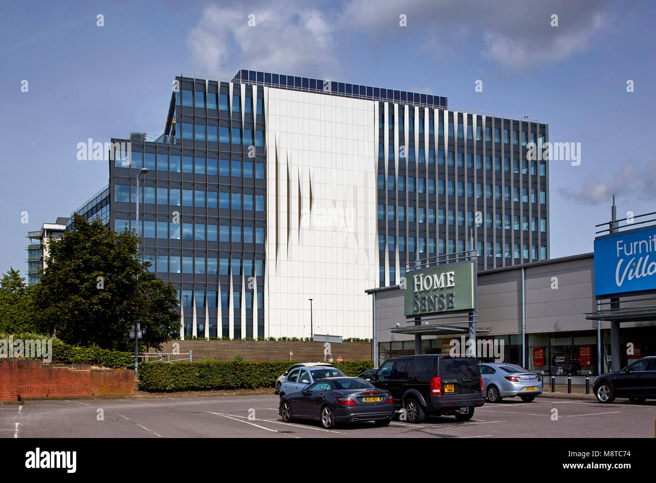 Exterior view from car park. 1 Forbury Place, Reading, United Kingdom ...