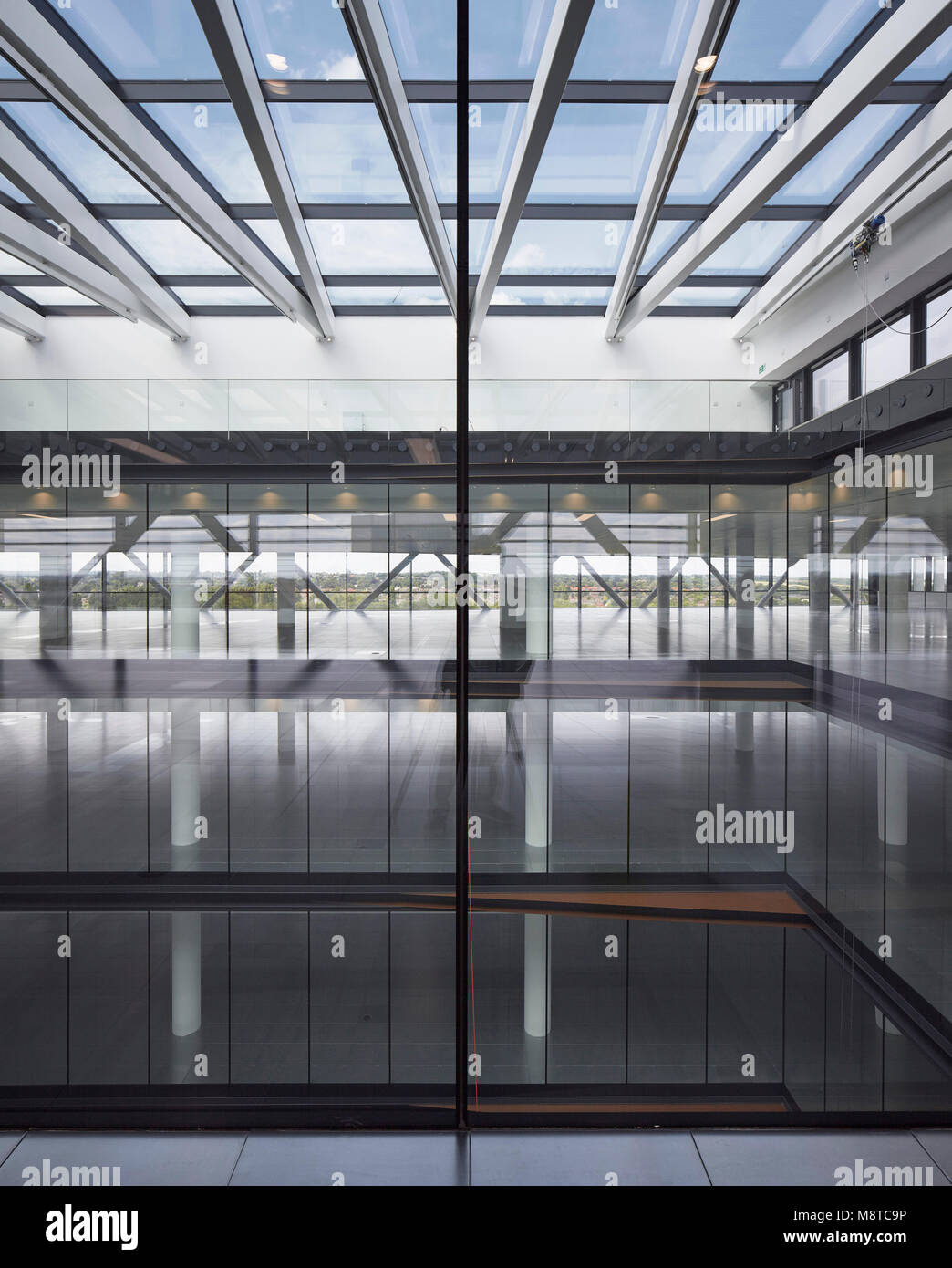 Internal office view looking through to atrium. 1 Forbury Place ...