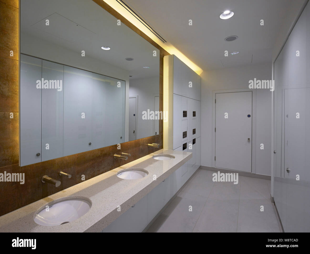Interior bathroom view. 1 Forbury Place, Reading, United Kingdom ...