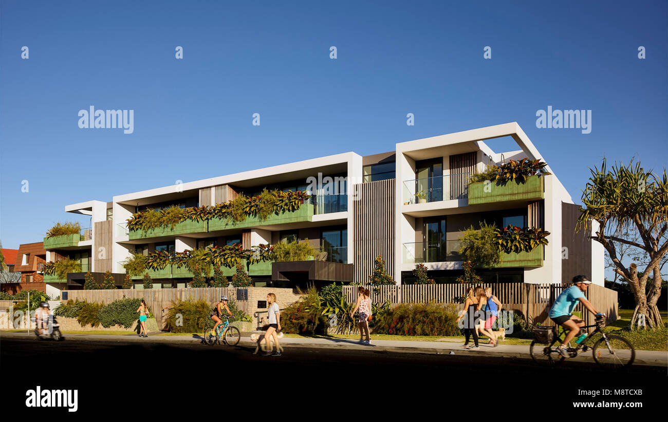 Street elevation. Lawson Apartments, Byron Bay, Australia. Architect ...