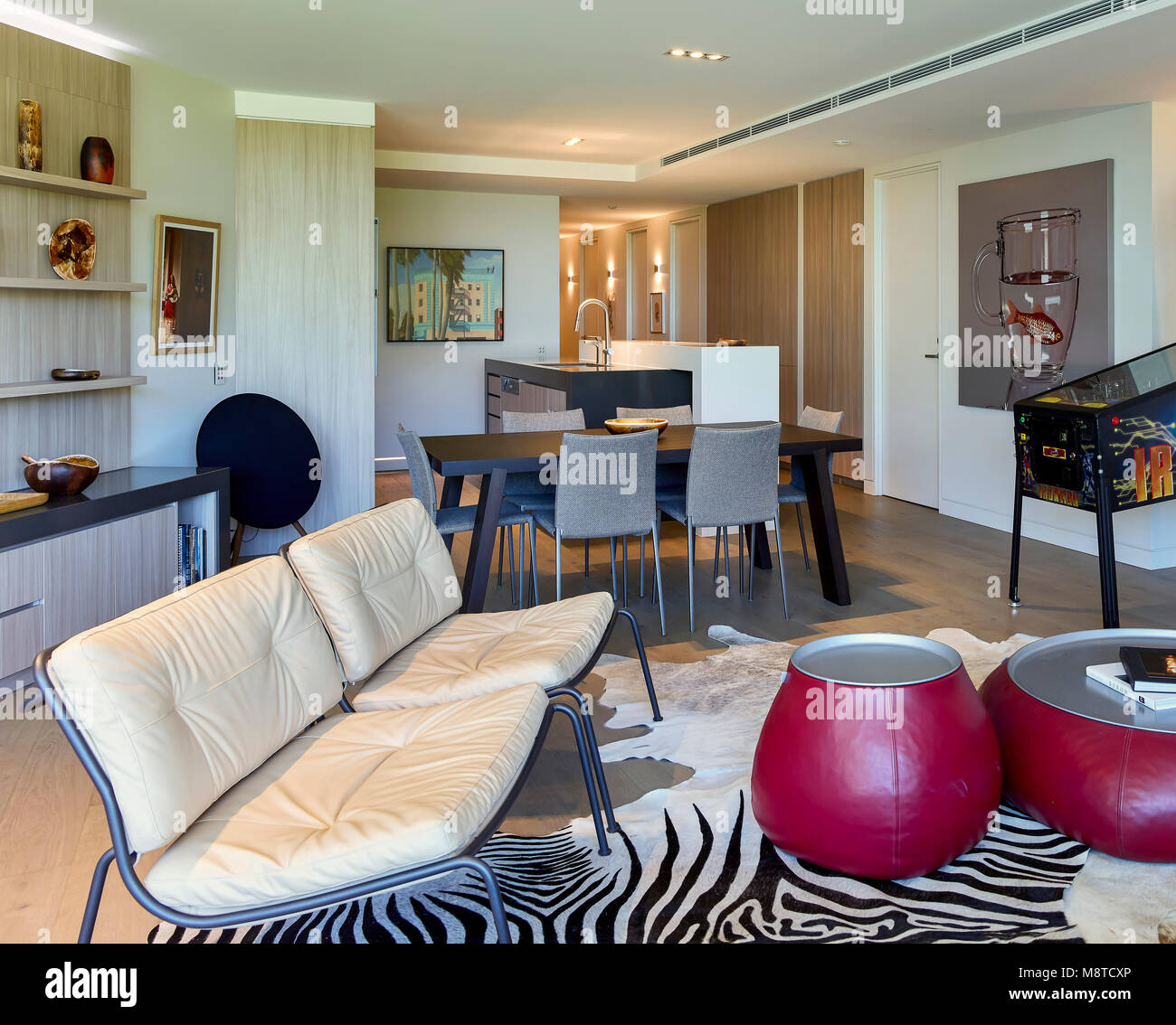 Living area looking towards kitchen. Lawson Apartments, Byron Bay ...