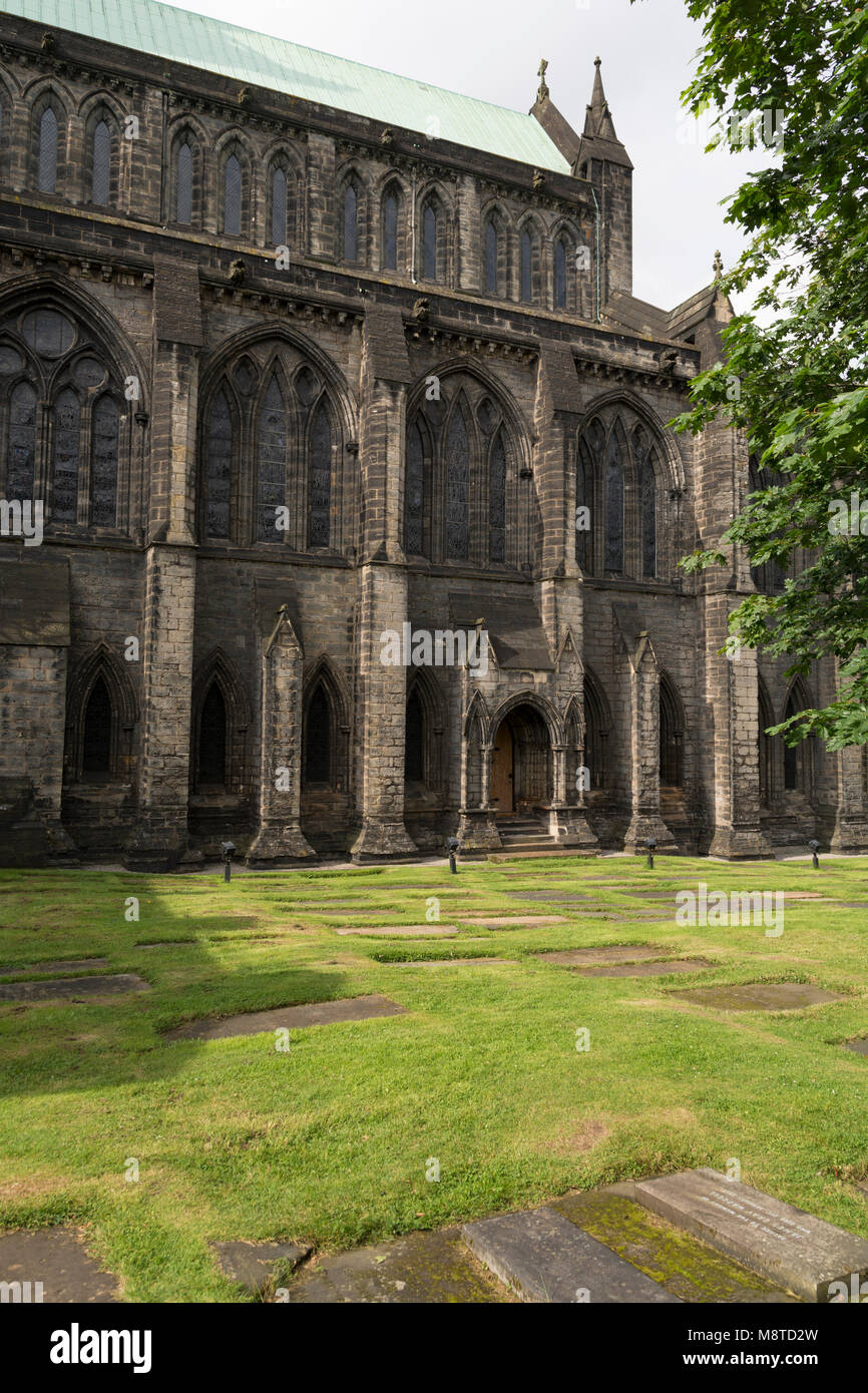 Glasgow Cathedral (aka High Kirk of Glasgow or St Kentigern's or St ...