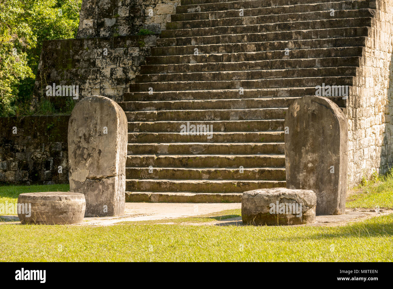 Tikal temple complex in hi-res stock photography and images - Alamy