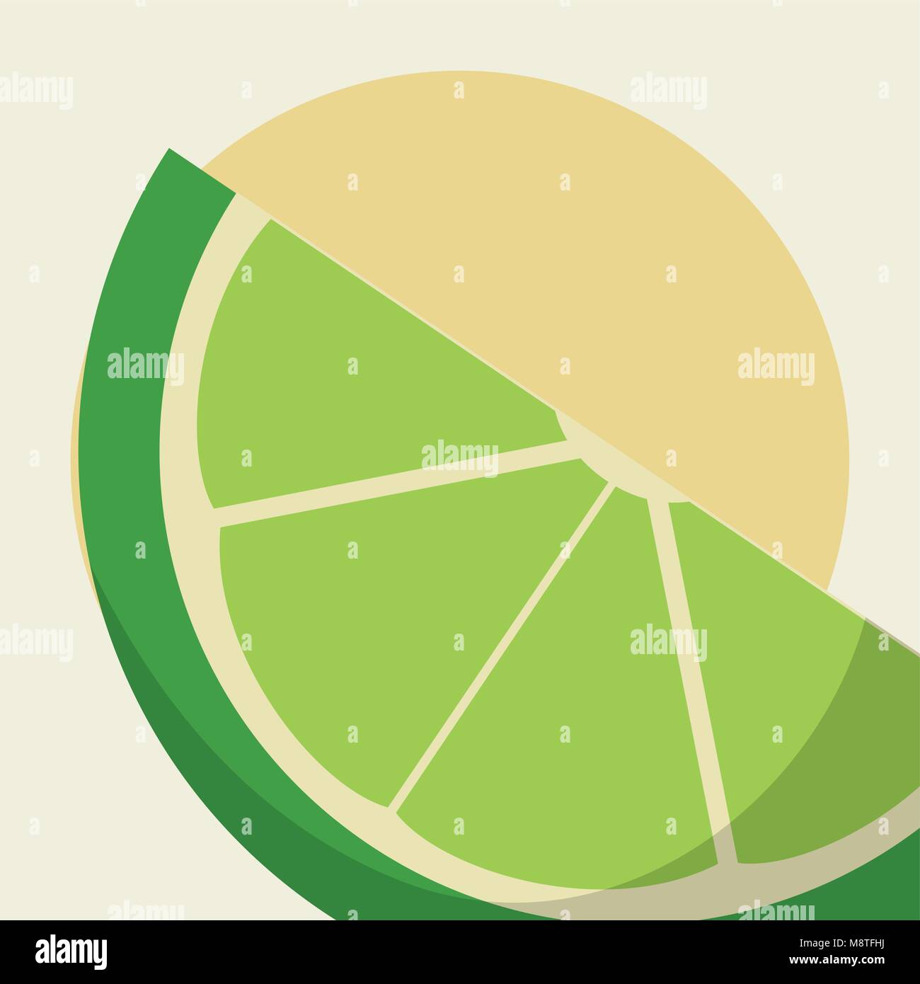 Sliced lemon cartoon Stock Vector Image & Art - Alamy