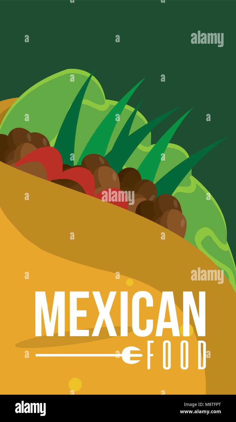 Mexican food menu card Stock Vector Image & Art - Alamy