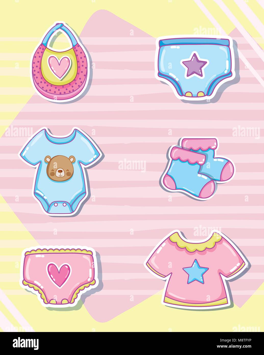 Cute baby cartoons collection Stock Vector Image & Art - Alamy