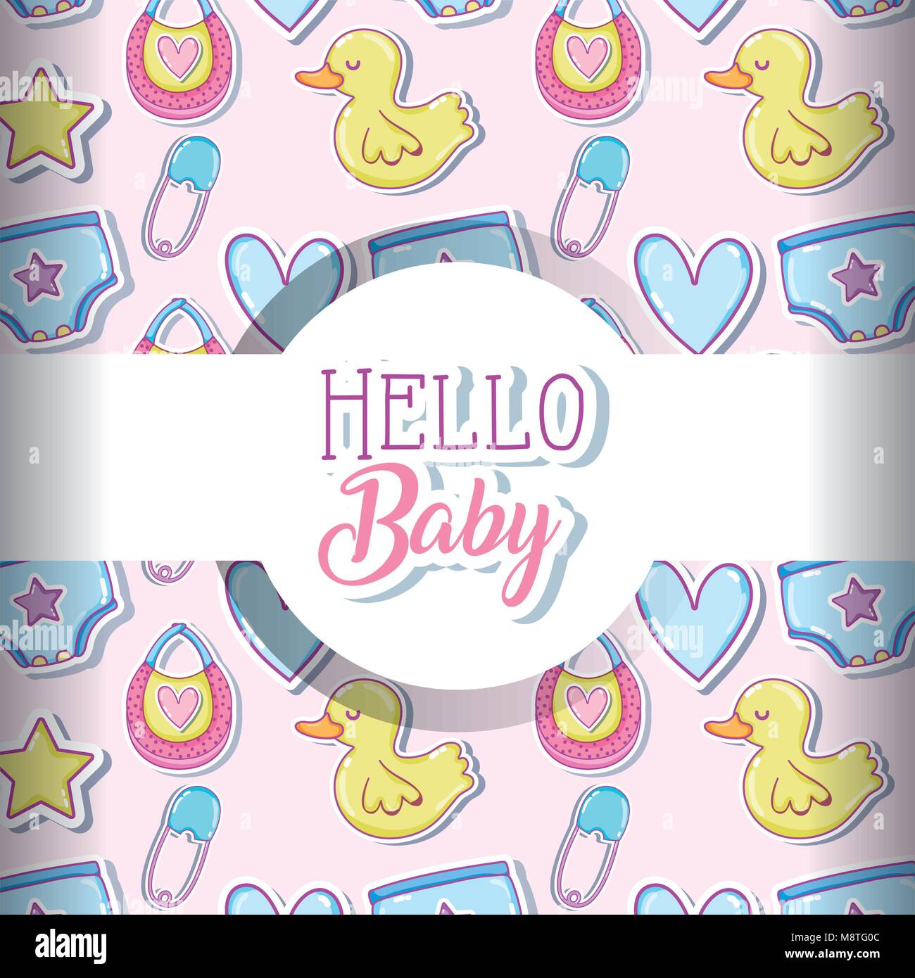 Baby love pattern background Stock Vector Image & Art - Alamy