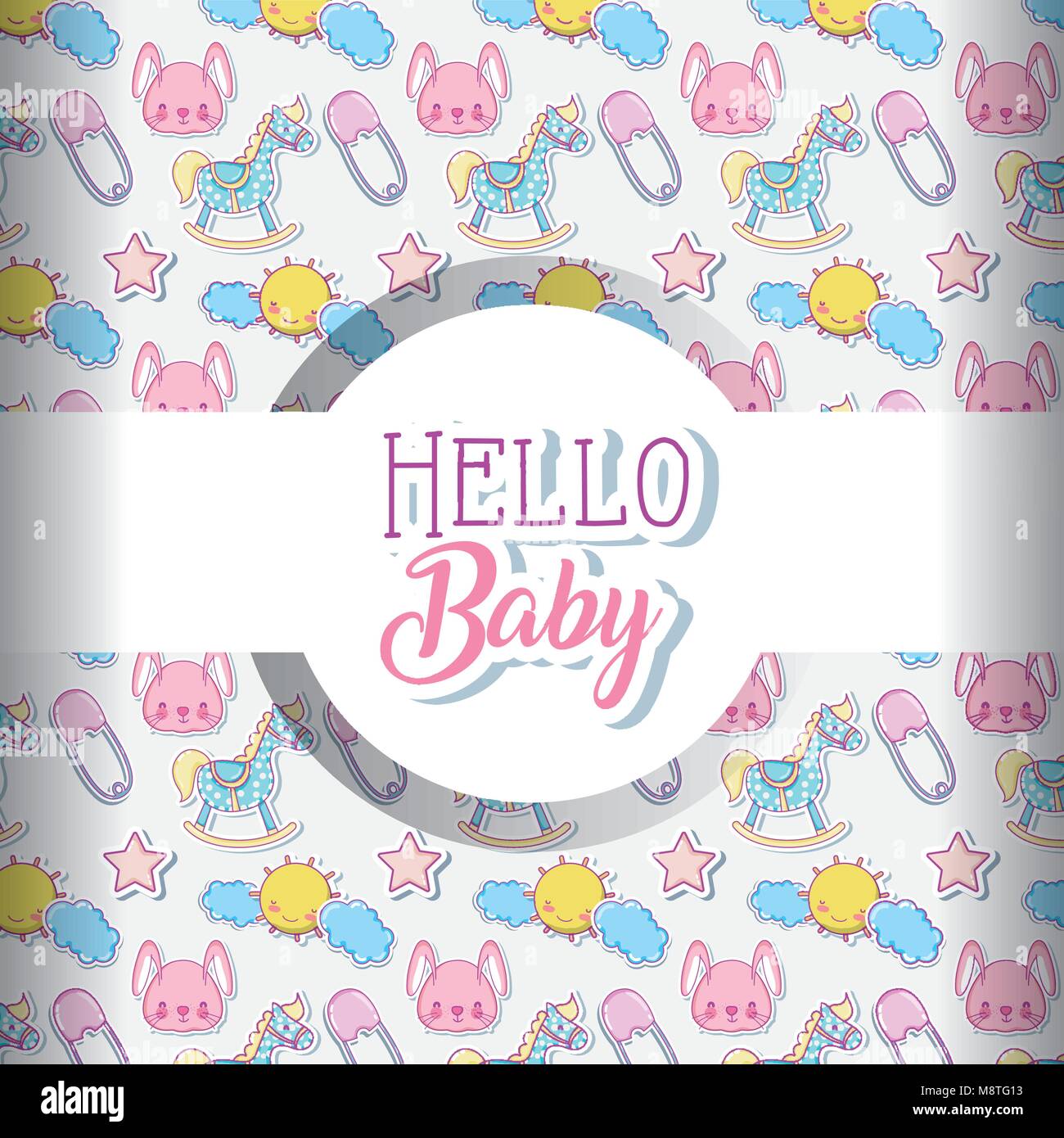 Baby love pattern background Stock Vector Image & Art - Alamy