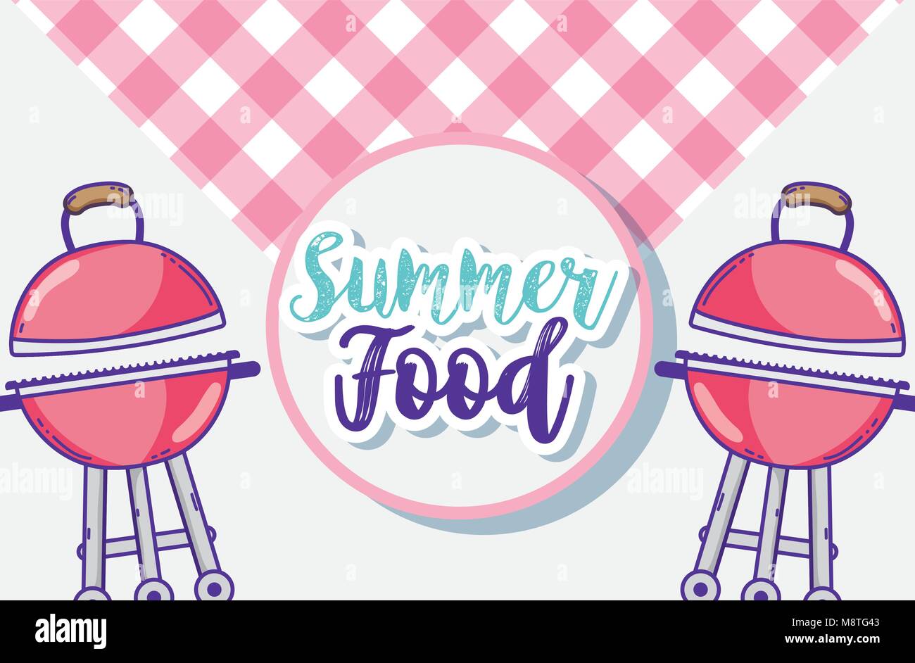 Summer food cartoons Stock Vector Image & Art - Alamy