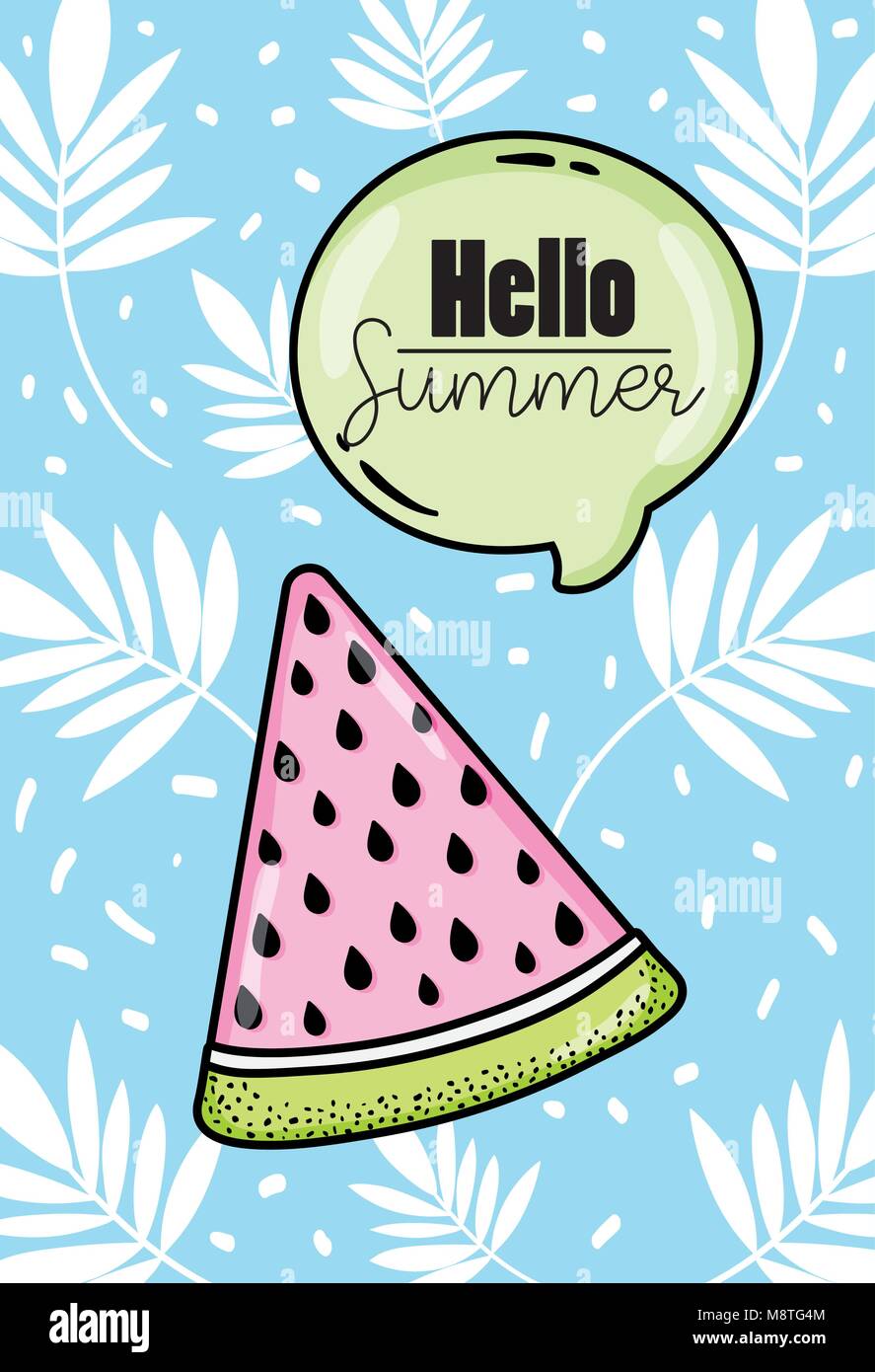 Hello summer cartoons Stock Vector Image & Art - Alamy