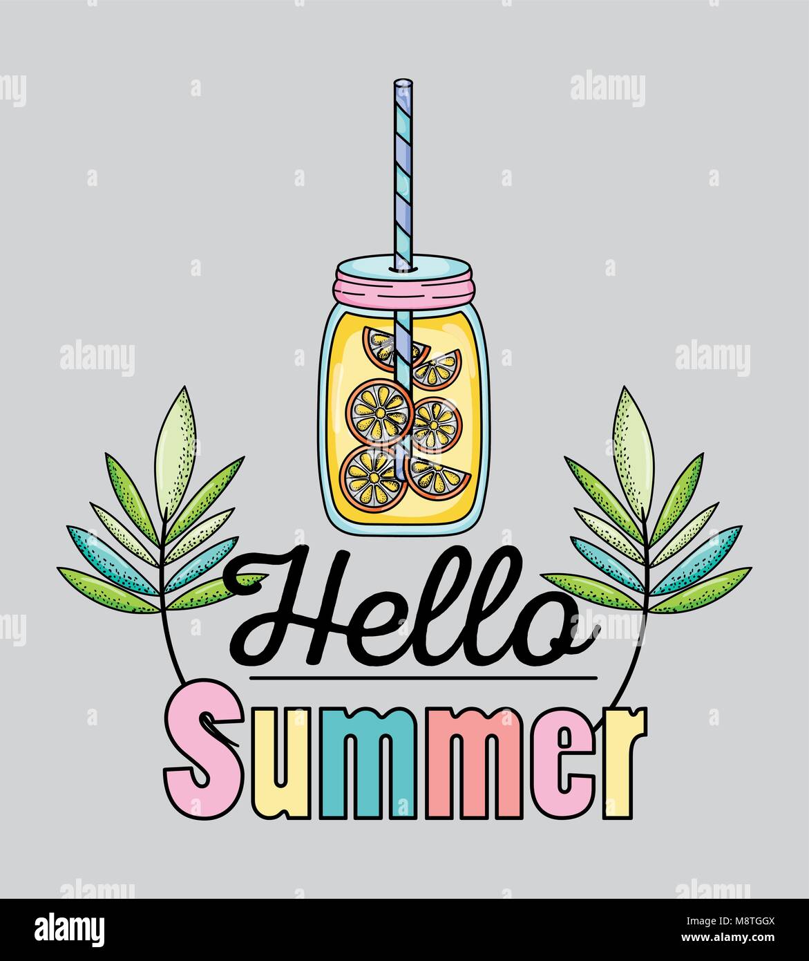 Hello summer cartoons Stock Vector Image & Art - Alamy