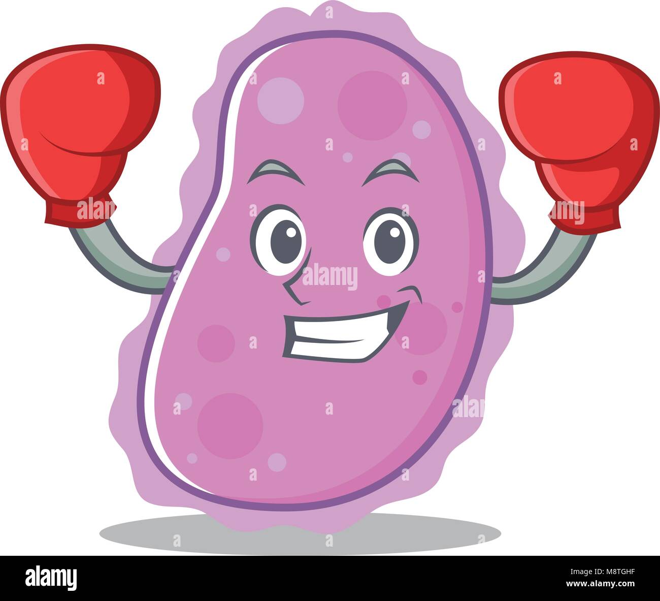 Boxing bacteria character cartoon style Stock Vector Image & Art - Alamy