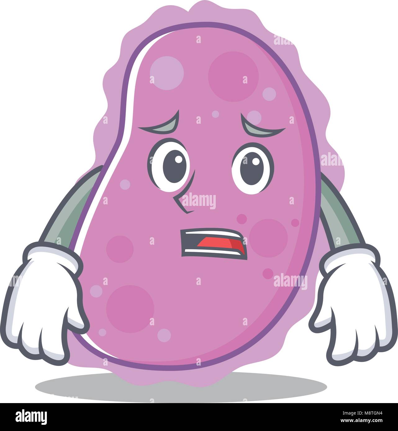 Scared bacteria cartoon hi-res stock photography and images - Alamy