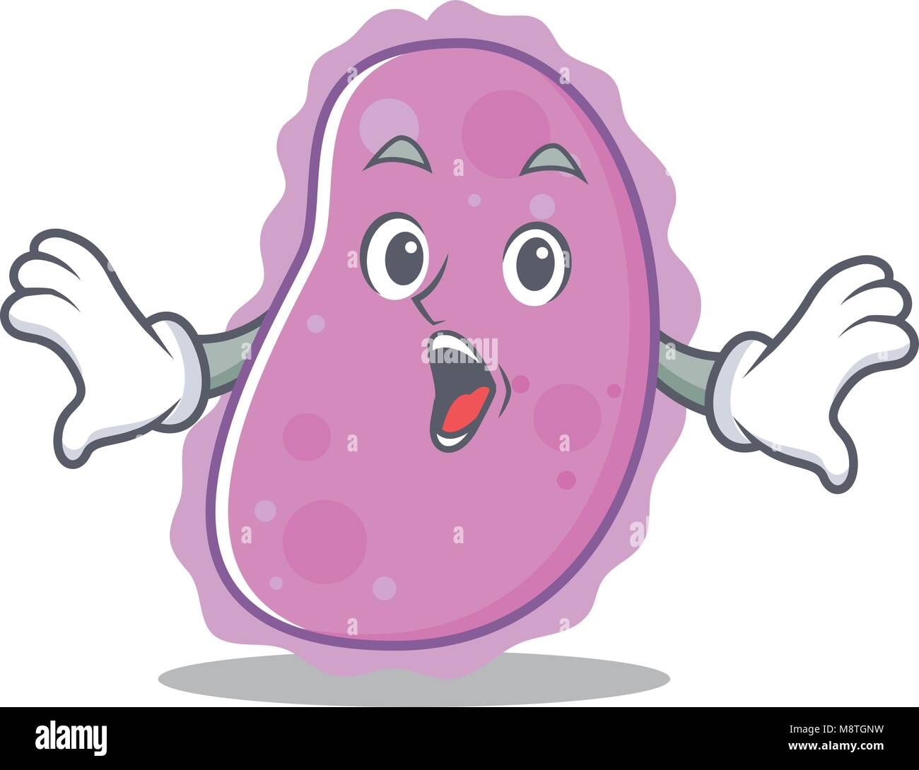 Shocked bacteria cartoon hi-res stock photography and images - Alamy