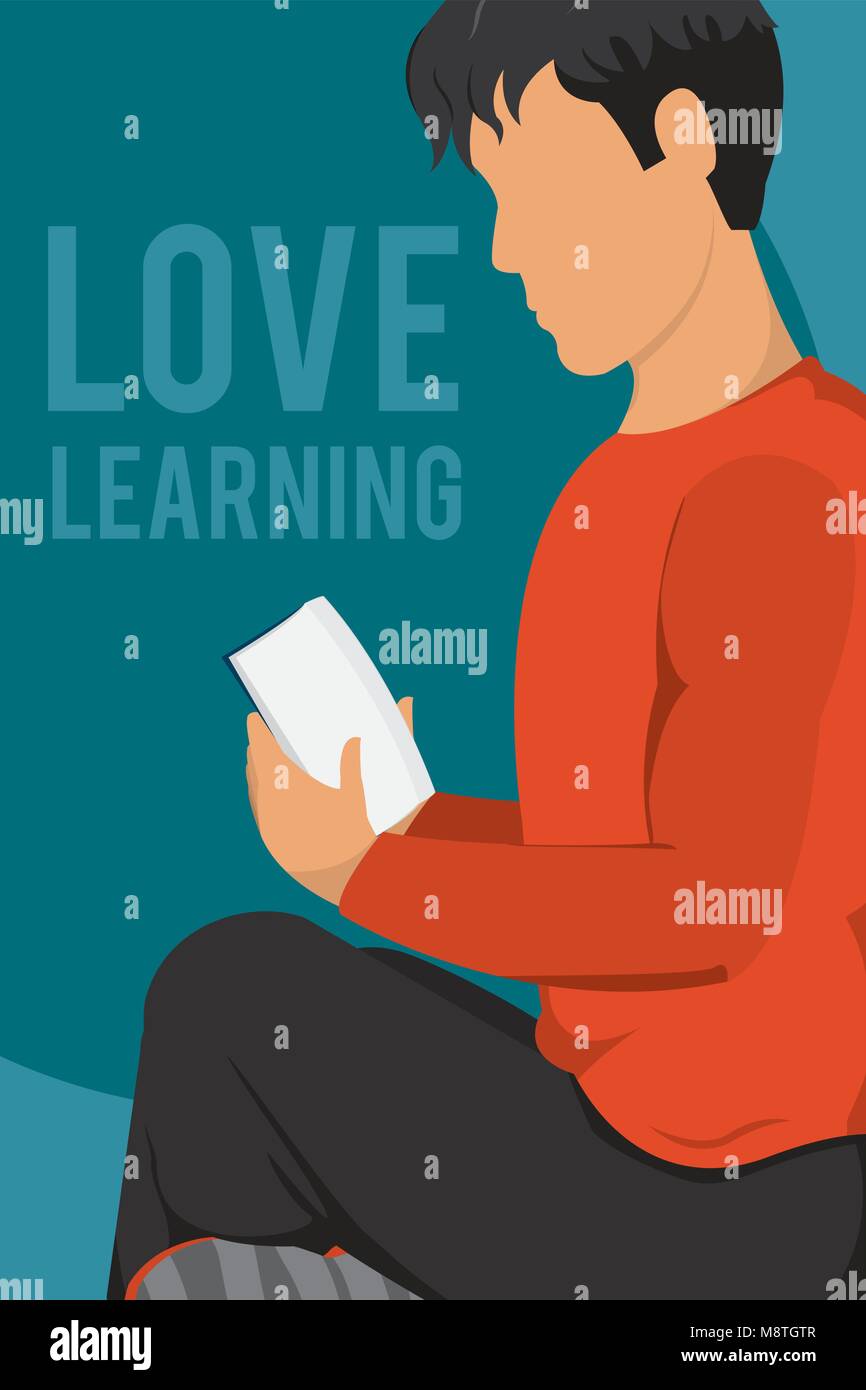 Love learning cartoon design Stock Vector Image & Art - Alamy