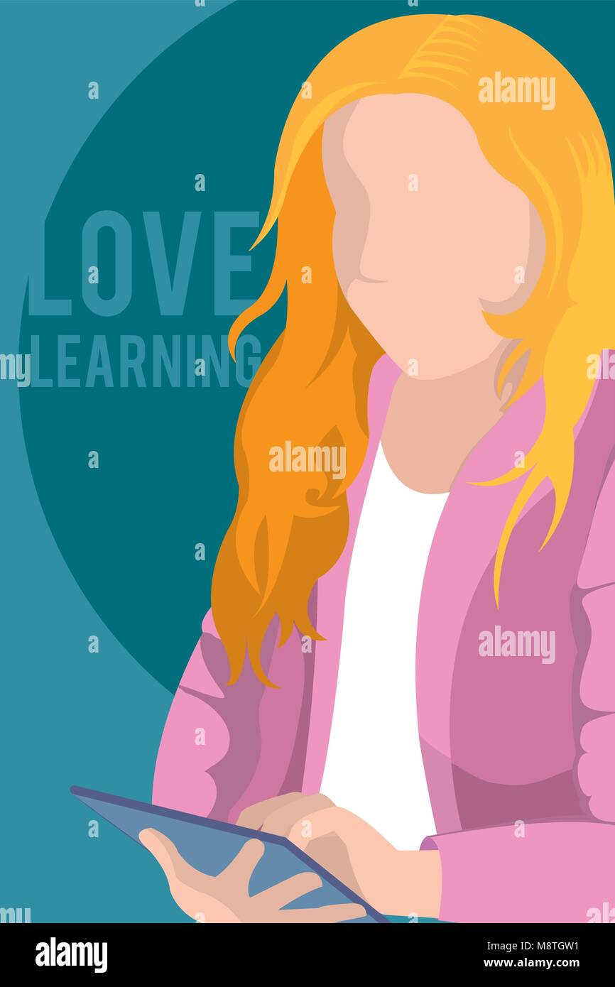 Love learning cartoon design Stock Vector Image & Art - Alamy