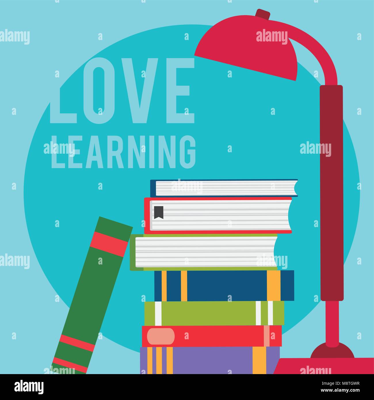 Love learning cartoon design Stock Vector Image & Art - Alamy