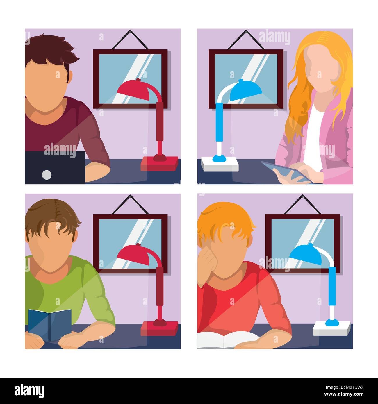 Book knowledge academic research home Cut Out Stock Images & Pictures ...